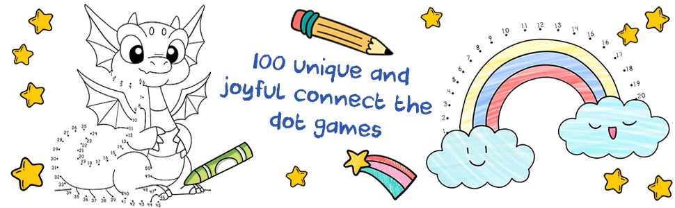 Dot To Dot: 100 Unique & Fun Connect the Dot Puzzles for Kids with ...
