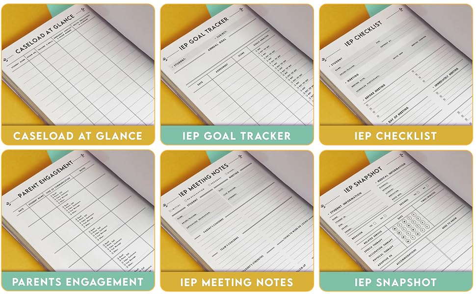 IEP Caseload 2023-2024: A Special Education Teachers Planner includes ...
