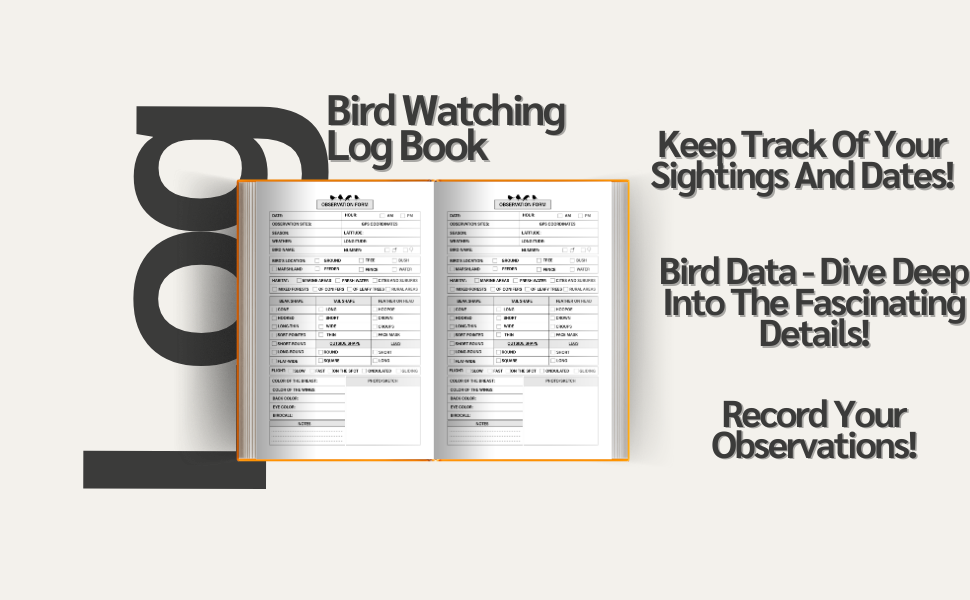 Bird Watching Log Book: Essential Birding Journal for Bird Watchers & Birders - Comprehensive ...