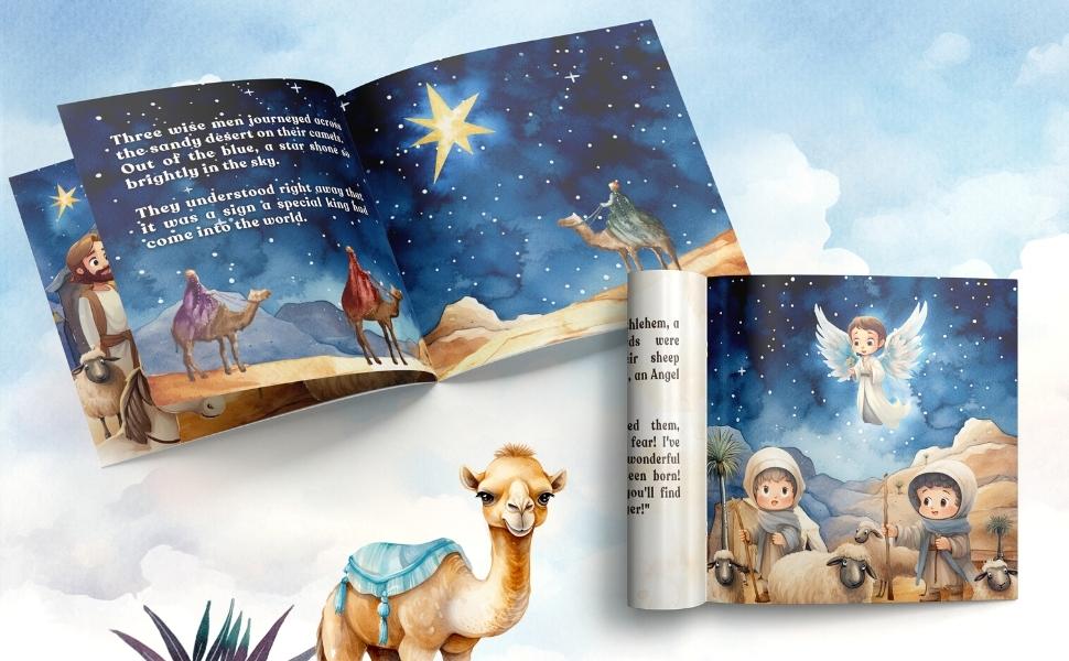 Amazon.com: The Nativity Blessing: A Christmas Book for Toddlers and Kids with Simplified Jesus ...