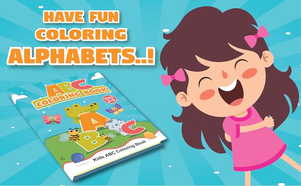 ABC Coloring Book For Kids: My Big Alphabet And Number Colors Book For ...