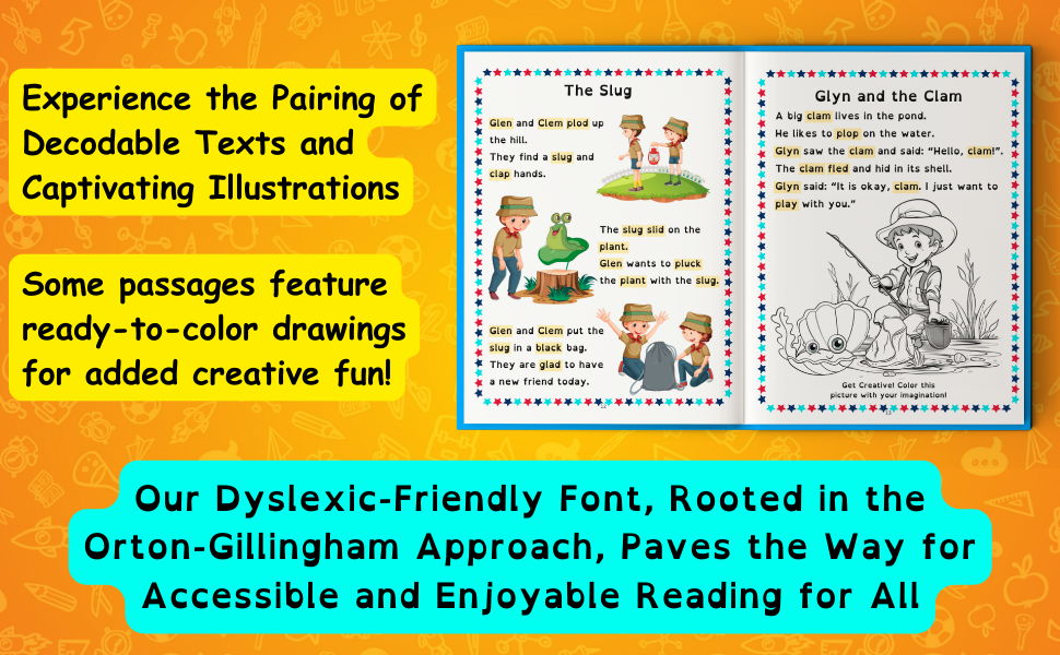 Orton Gillingham Decodable Readers: Blends and Digraphs Decodable Books ...