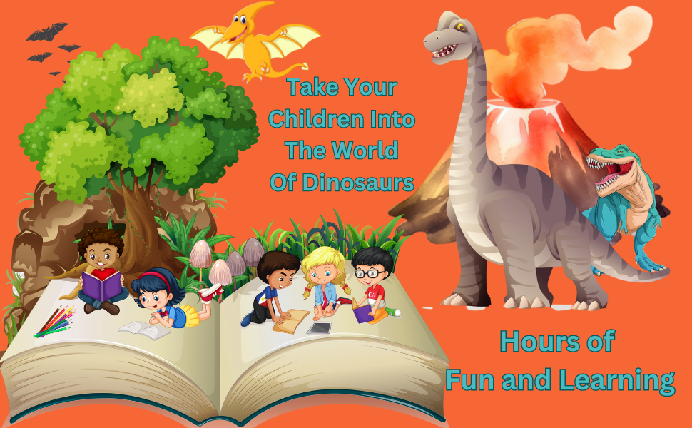 Dinosaur Activity Book: A Fun Filled Dino Adventure With Origami ...