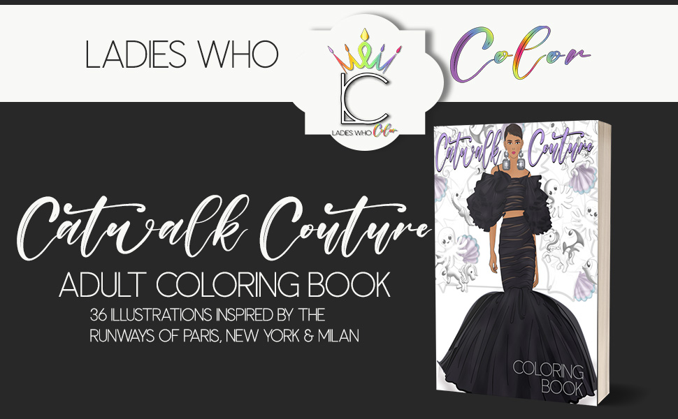 Amazon.com: Catwalk Couture Fashion Coloring Book: An Adult Coloring Book, Fashion Coloring Book ...