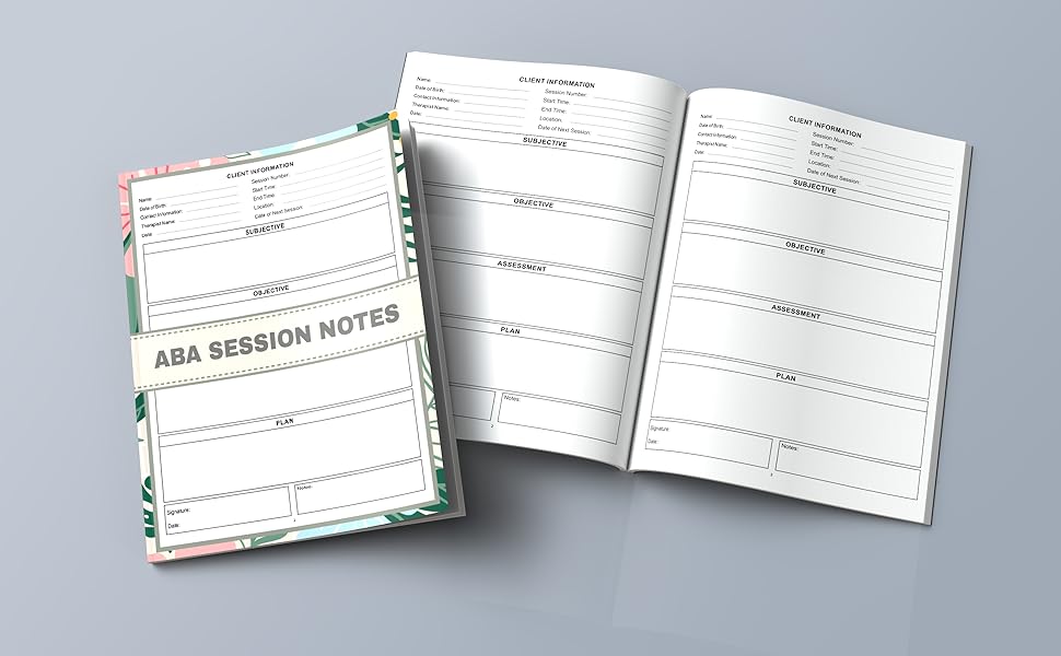 Amazon.com: ABA Session Notes: Applied Behavior Analysis SOAP Notes ...
