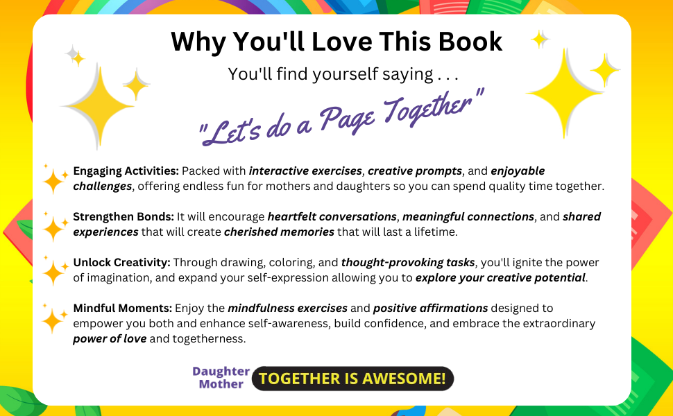 Daughter Mother Together is Awesome: The Do-Together Activity Book for ...