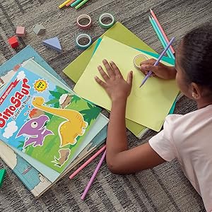 Dinosaur Coloring Book: Jumbo Dinosaur Coloring Book For Toddlers Ages ...