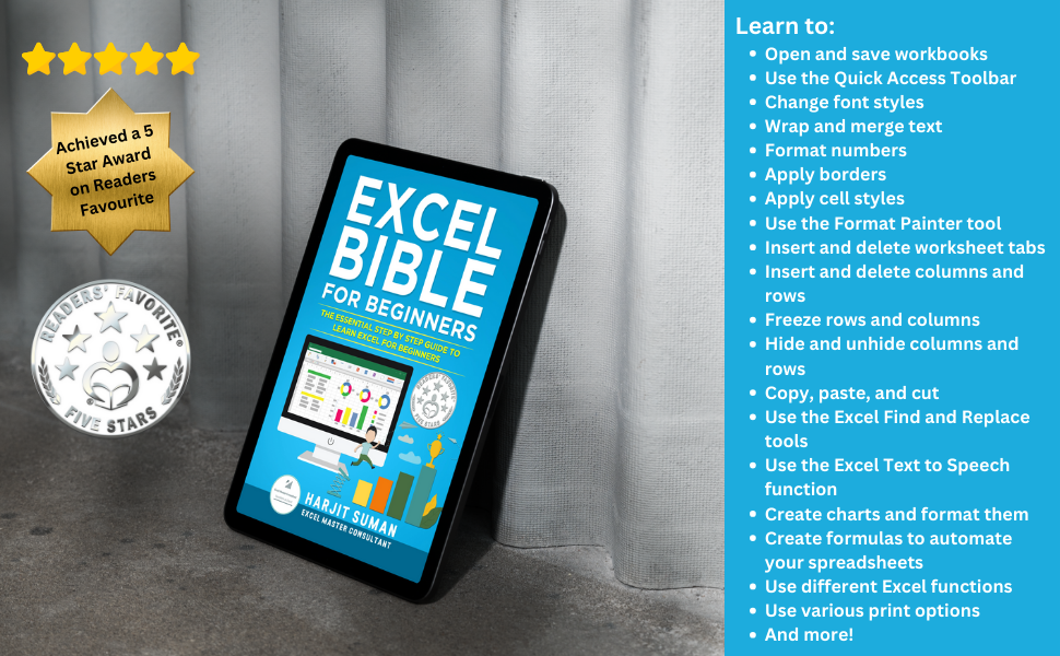 Amazon.com: Excel Bible for Beginners: The Essential Step by Step Guide ...