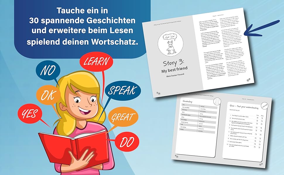 Die ultimative Englisch Kurzgeschichten Challenge für die 5./6. Klasse | Ready, set, go! | 30 ...