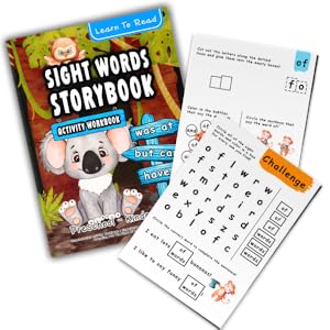 Learn to Read Sight Words Storybook Preschool - Kindergarten: 40 ...