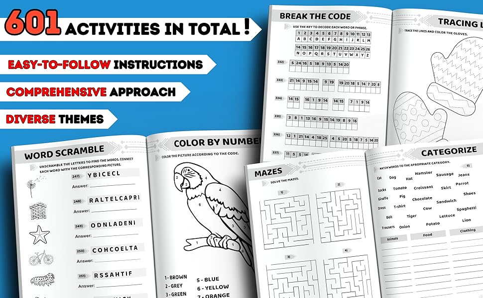 Dementia Activities for Seniors: 601 Relaxing Easy Brain Puzzles & Cognitive Memory Games for ...