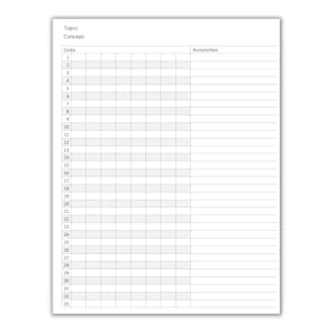 Coding Notebook Indent Guide Lines, Numbered, Organized and Designed ...