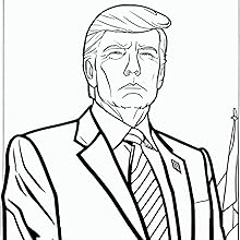 Amazon.com: Donald Trump Coloring Book: 50+ Coloring Pages of the 45th ...