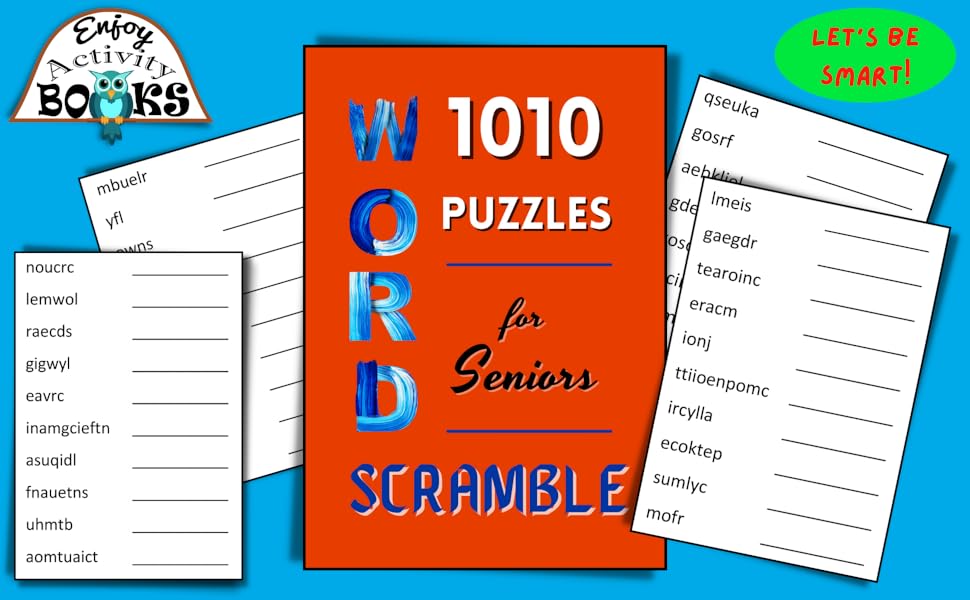 Word Scramble 808 Puzzles for Kids Let's Be Smart: Activity Book ...