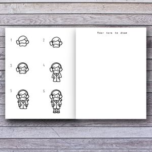 How To Draw People for Kids 9-12: Step by Step Doodling Book Teach You ...