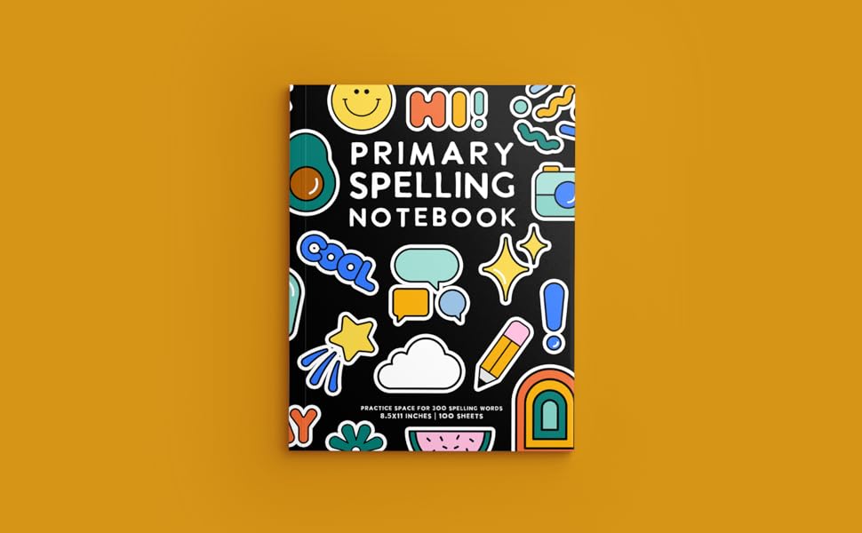 Primary Spelling Notebook (Sticker Series): Guided Word Practice by schoolnest: Van Sipe, Megan ...