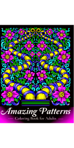 Amazon.com: Amazing Patterns Adult Coloring Book: Featuring 54 Beautiful & Relaxing Pattern ...