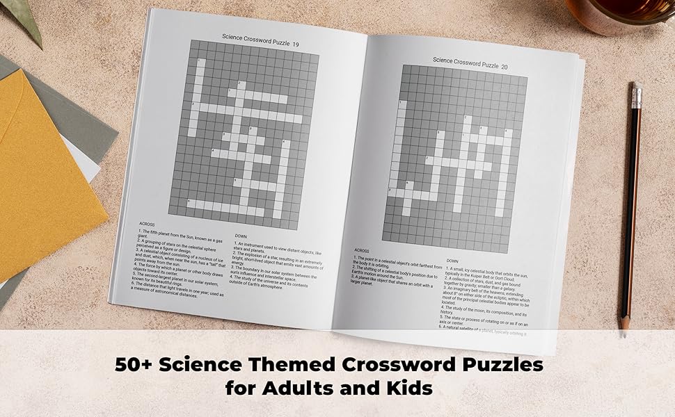 Science Crossword Puzzles: Explore Physics, Chemistry, Biology, and ...