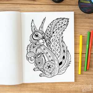 Amazon.com: Amazing Animals: Adult Coloring Book, Stress Relieving Mandala Animal Designs ...