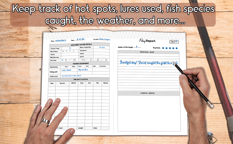 Fishing Log Book: Designed for Fishermen to Record All Fishing ...