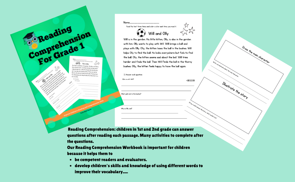 Reading Comprehension for Grade 1: Short Stories with Questions and ...