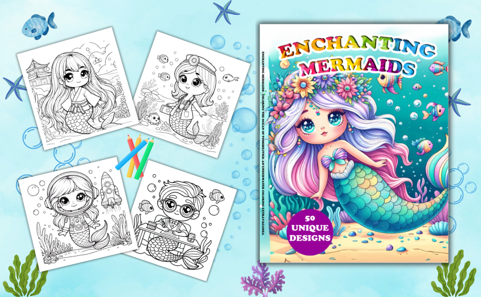 Enchanting Mermaids - Coloring the Ocean of Possibilities: An ...