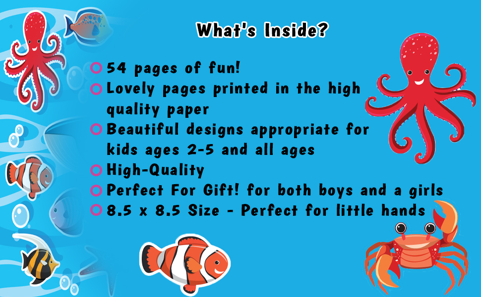 I Spy With My Little Eye Ocean Animals Book For Kids Ages 2-5: A Fun ...