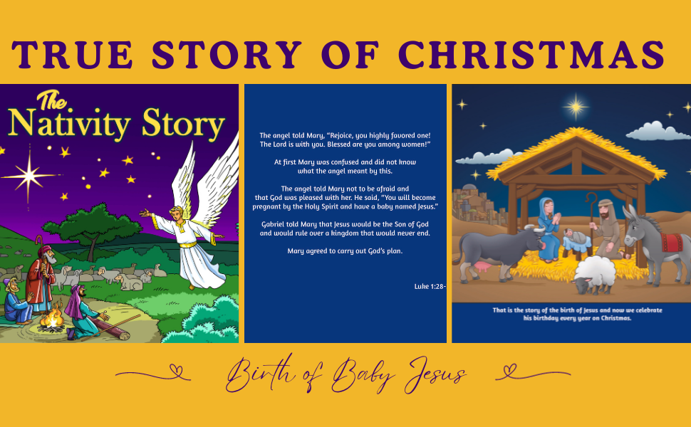 The Nativity Story: The First Christmas for Kids : Dylanna Press ...