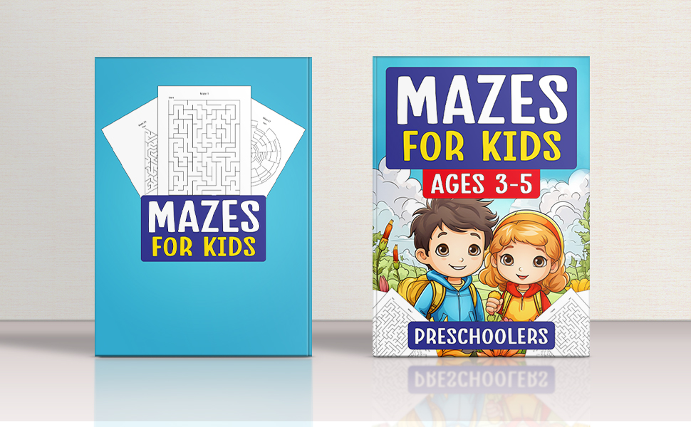 Mazes for Kids (Preschoolers) Ages 3-5: Maze Activity Book, Maze ...