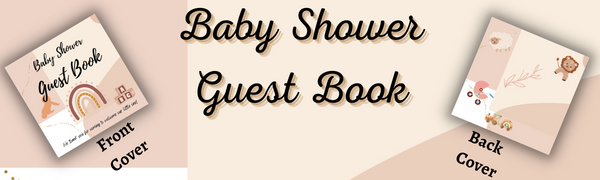 Baby Shower Guest Book: Gender-neutral baby shower guest book for your ...