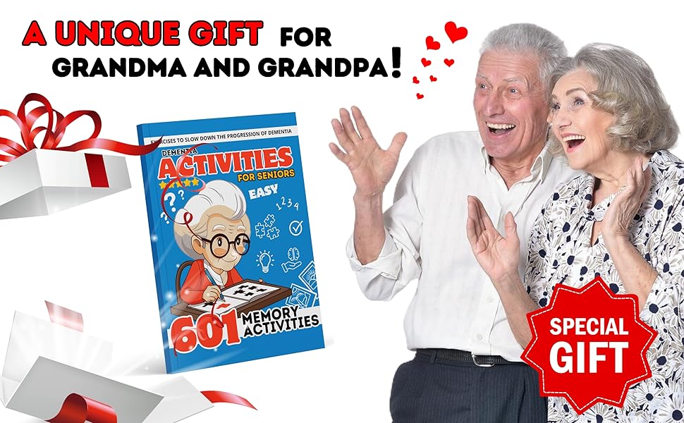Dementia Activities for Seniors: 601 Relaxing Easy Brain Puzzles & Cognitive Memory Games for ...