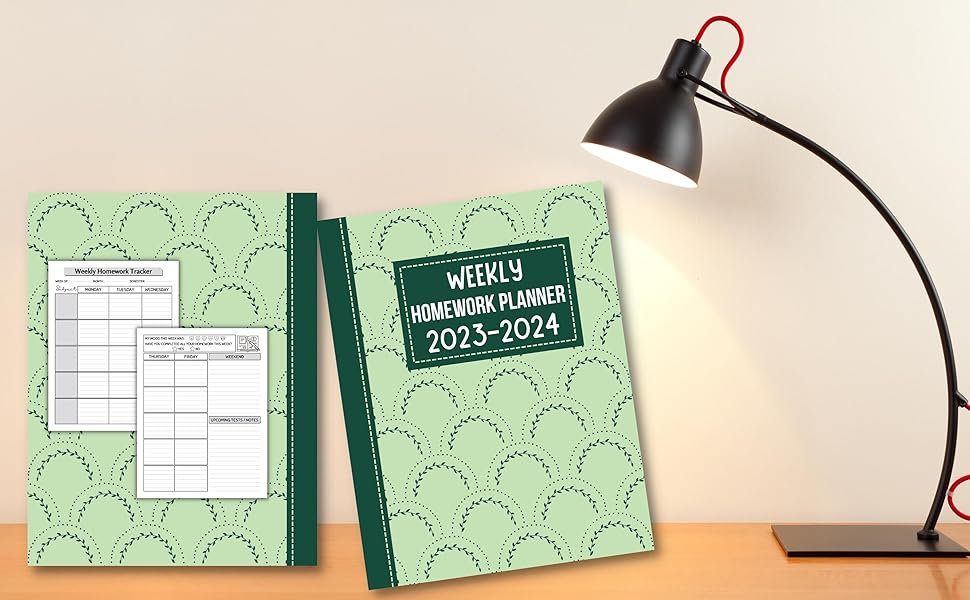 Weekly Homework Planner 2023-2024: Simple Homework Organizer For ...