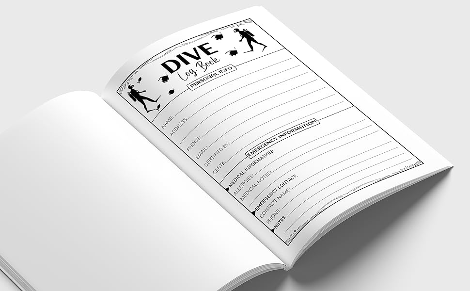 Diving Log Book: Scuba Diver Log to Record and Track Up to 100 Dives: Publishing, Scubadvry ...