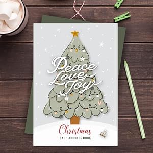 Christmas Card Address Book: Track 10 Years of Sent & Received Holiday ...