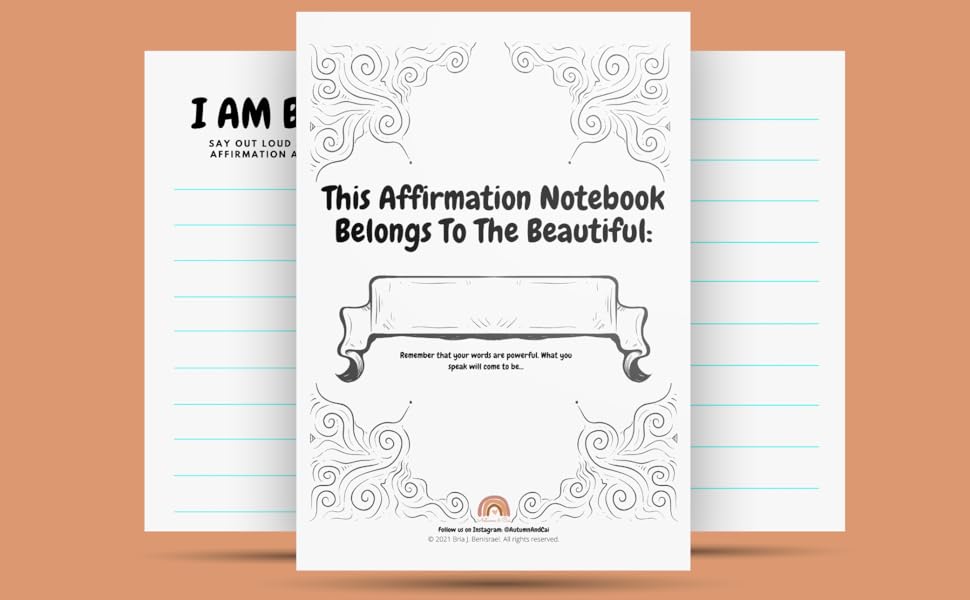 Daily Affirmations Journal for Little Girls: Daily Affirmation Notebook ...