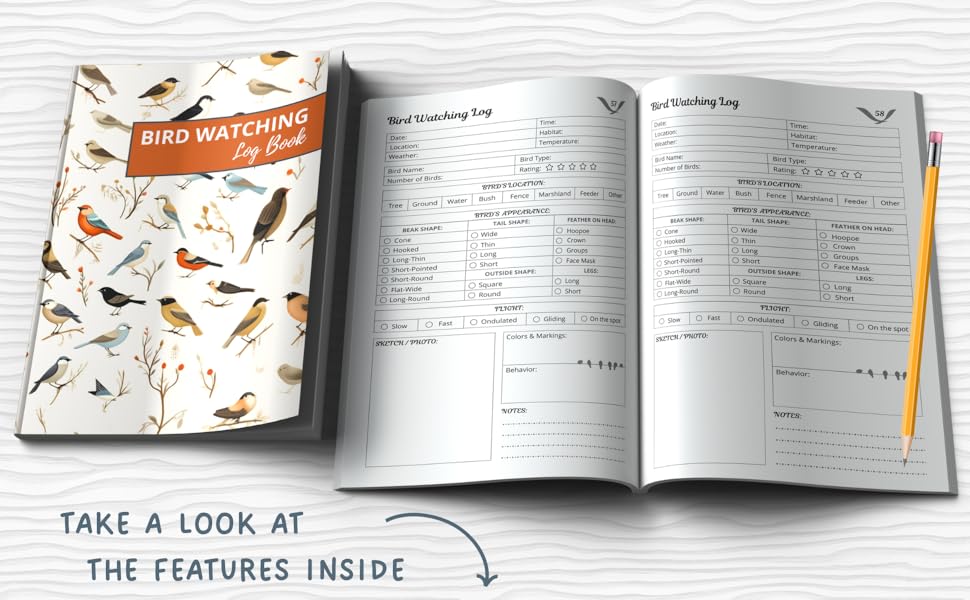 Bird Watching Log Book: Awesome Birding Journal for Bird Watchers & Birders - Birding Field ...
