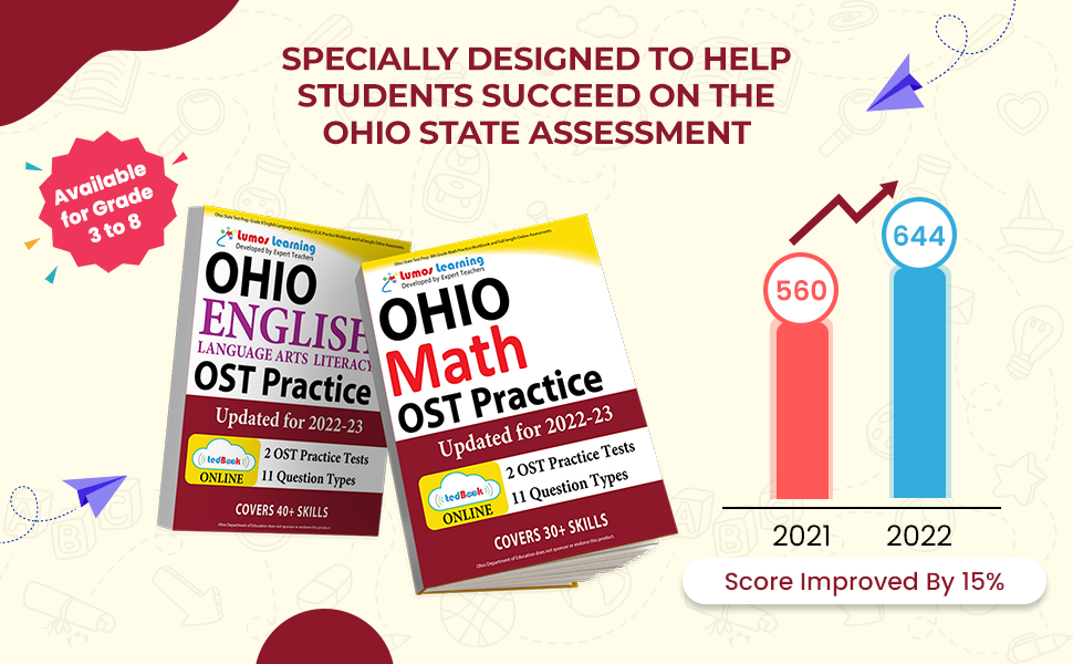 Ohio State Test Prep: Grade 3 English Language Arts Literacy (ELA ...