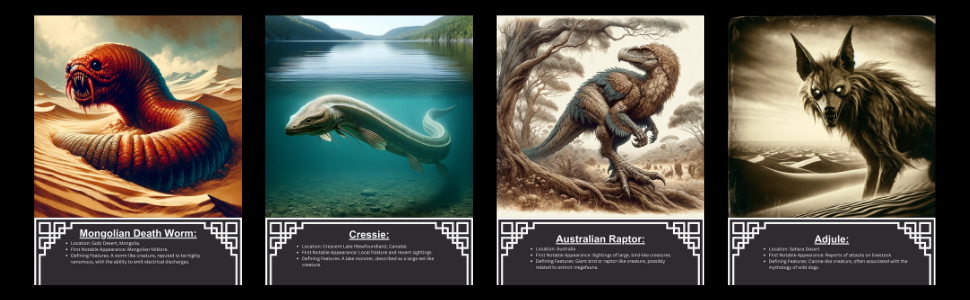 The Art of Cryptozoology A Book Of Monsters You Should Know: Aliens Cryptids Myths & Monsters ...