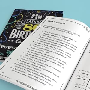 My Flashback 80th Birthday Quiz Book: Turning 80 Humor for People Born in the '40s USA: Fest ...