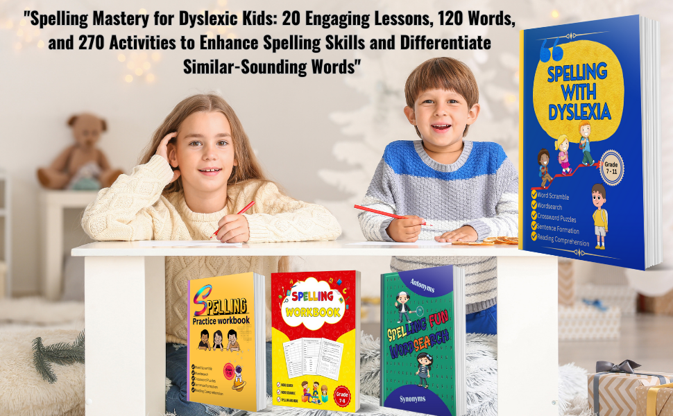 Spelling with Dyslexia: Spelling Workbook for Dyslexia: Dyslexic Tool ...