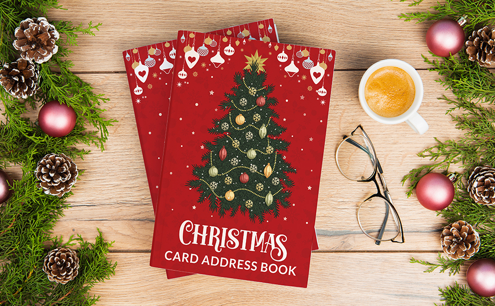 Christmas Card Address Book: Ten Years Record Book And Tracker For ...