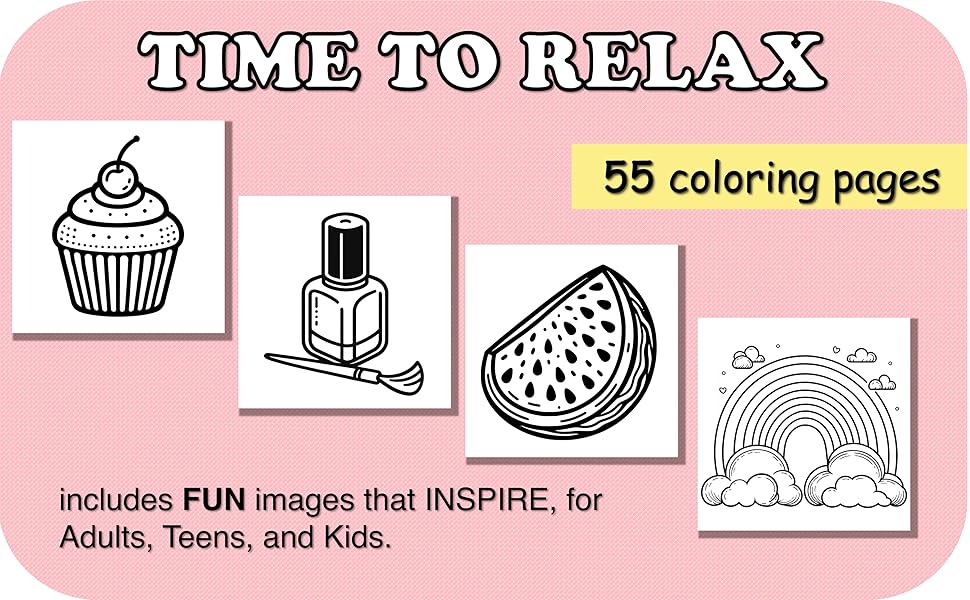 Amazon.com: Stress Relief Coloring Book - Bold and Easy: Sugar and ...