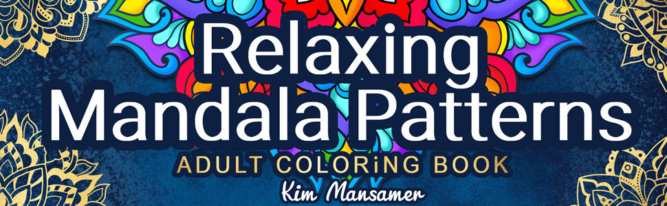 Amazon.com: Relaxing Mandala Patterns Adult Coloring Book: Stress Relieving Mandala, Anxiety ...