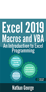Excel 2019 Macros and VBA: An Introduction to Excel Programming (Excel 2019 Mastery): George ...