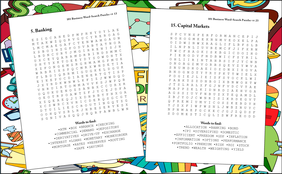 101 Business Word-Search Puzzles (Word Search Puzzles in Large Print ...