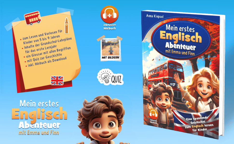 Mein erstes Englisch-Abenteuer mit Emma und Finn: Eine spannende ...