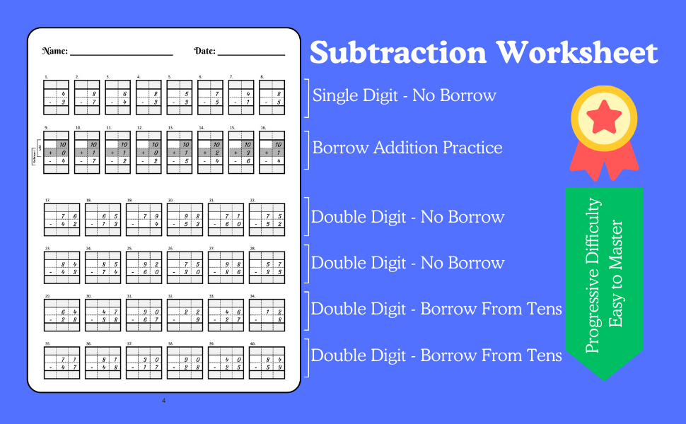 1st Grade Math Workbook - Mastering Addition and Subtraction: Engaging ...