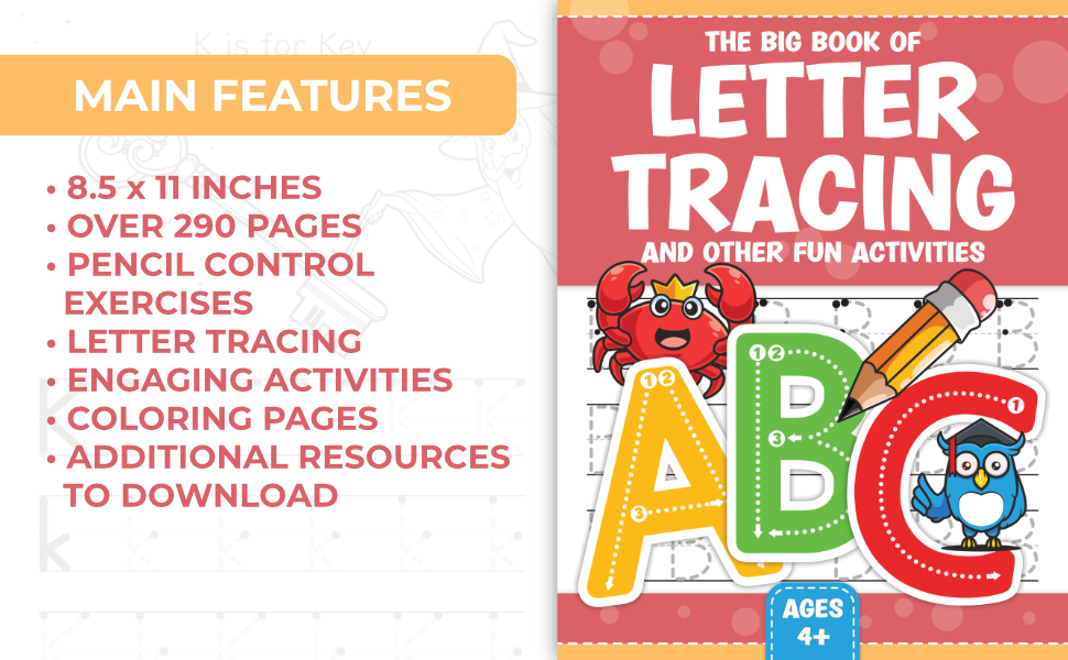 The Big Book of Letter Tracing and Other Fun Activities: Handwriting ...