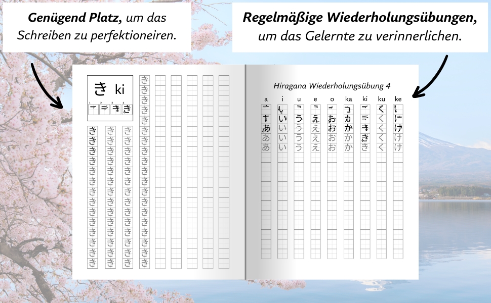 Hiragana & Katakana | Japanisch lernen Buch + Bonus Videolektionen und Wiederholungsübungen ...