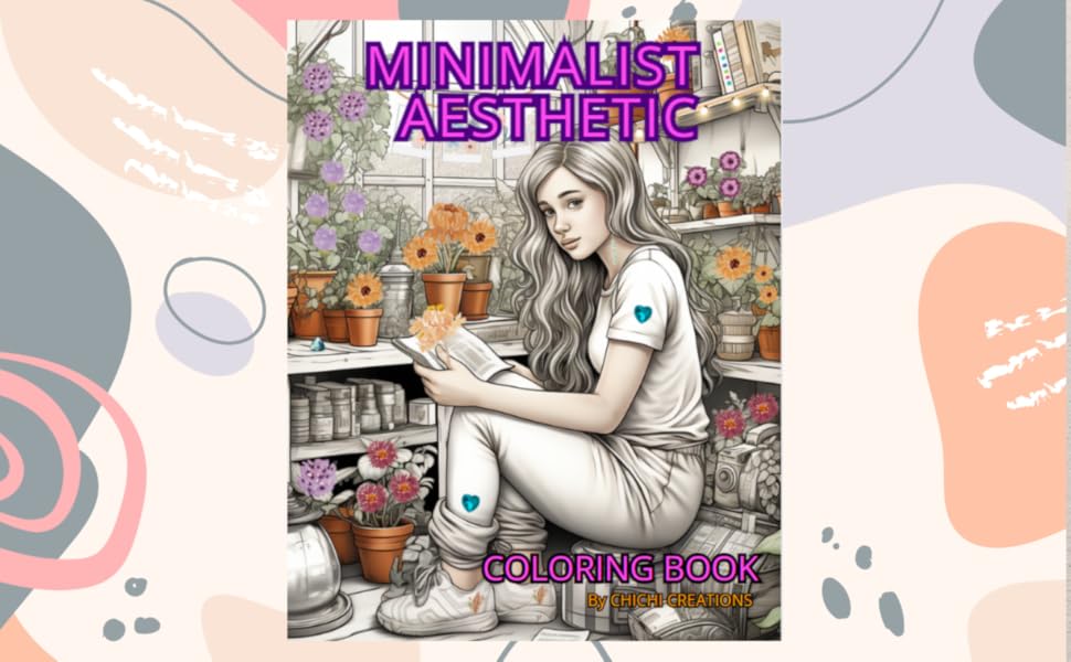 Amazon.com: MINIMALIST AESTHETIC COLORING BOOK: ART OF BASIC DESIGNS ...